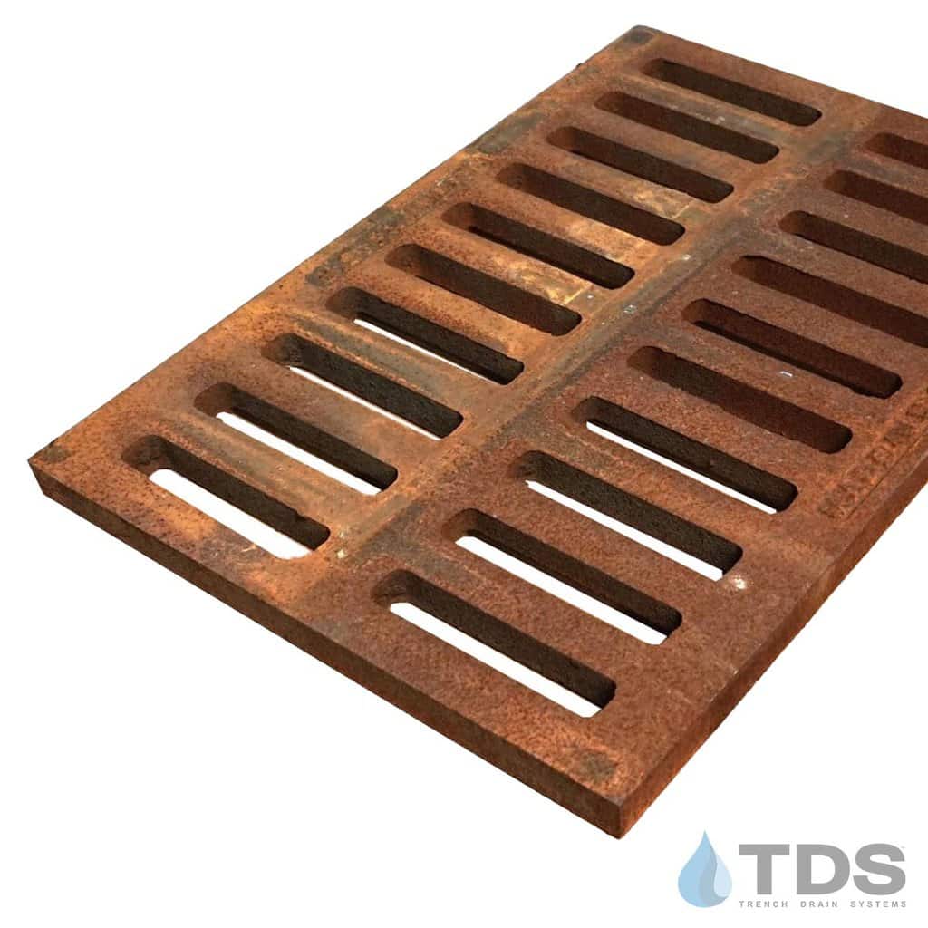 US Foundry 6455 Heavy Duty Slotted Cast Iron 17" x 24" x 1-1/2" Grate ...