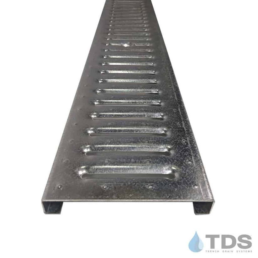 POLYCAST DG0640 Class A Slotted Galvanized 5.25" x 48" Grate – Trench ...