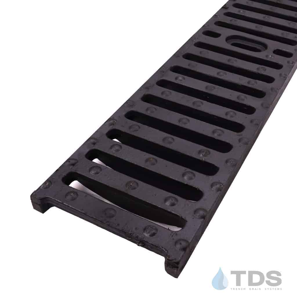 POLYCAST DG0641D Class D Slotted Ductile Iron Grate 6" x 24" (Nominal ...