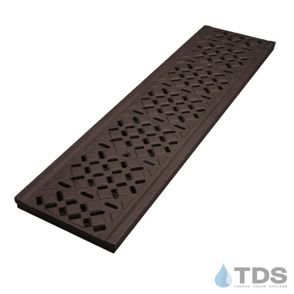 NDS DS-602-BF Class C Diamond Ductile Iron 6" x 24" Grate - BoOF ...