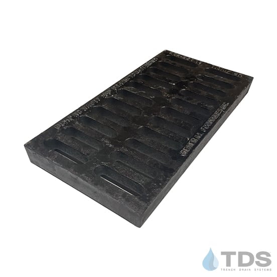 GF 21224 Heavy-Duty Gray Iron Slotted 12" x 24" x 2" Grate | General F ...