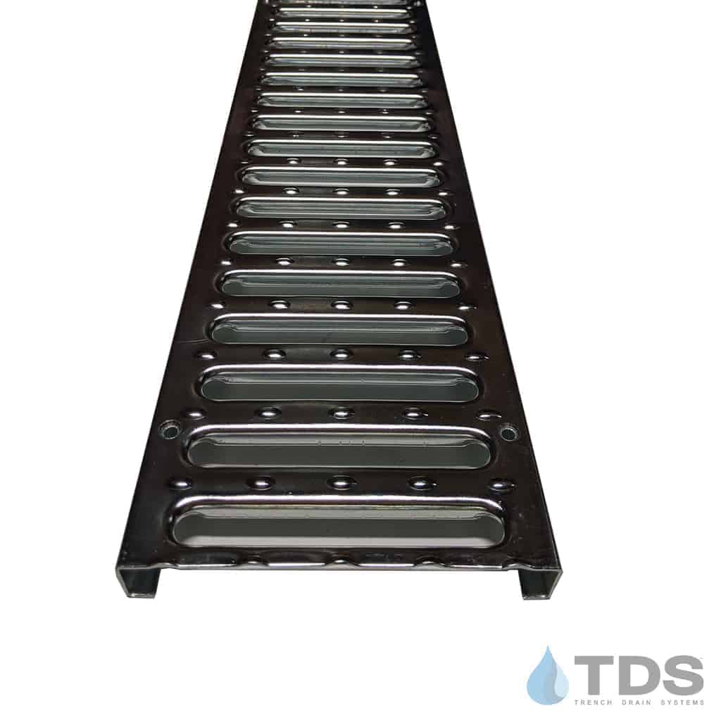 NDS 824 Class B ADA Compliant Slotted Galvanized Slotted 5" x 20" Grat ...