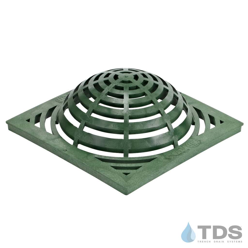 NDS 1891 Atrium HDPE 18" X 18" x 1" Grate - GREEN – Trench Drain Grates